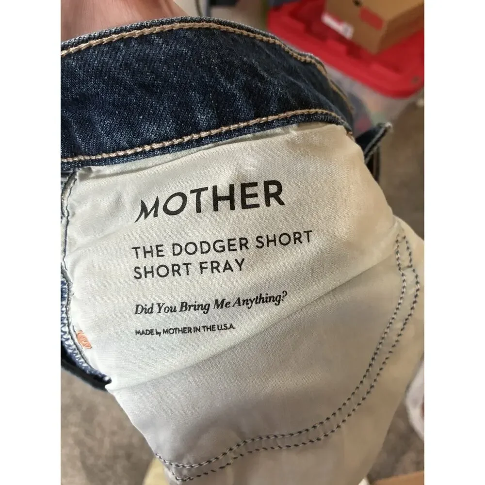 MOTHER | Shorts | Mother The Dodger Short Fray Size 29 Dark Wash Cutoff ...